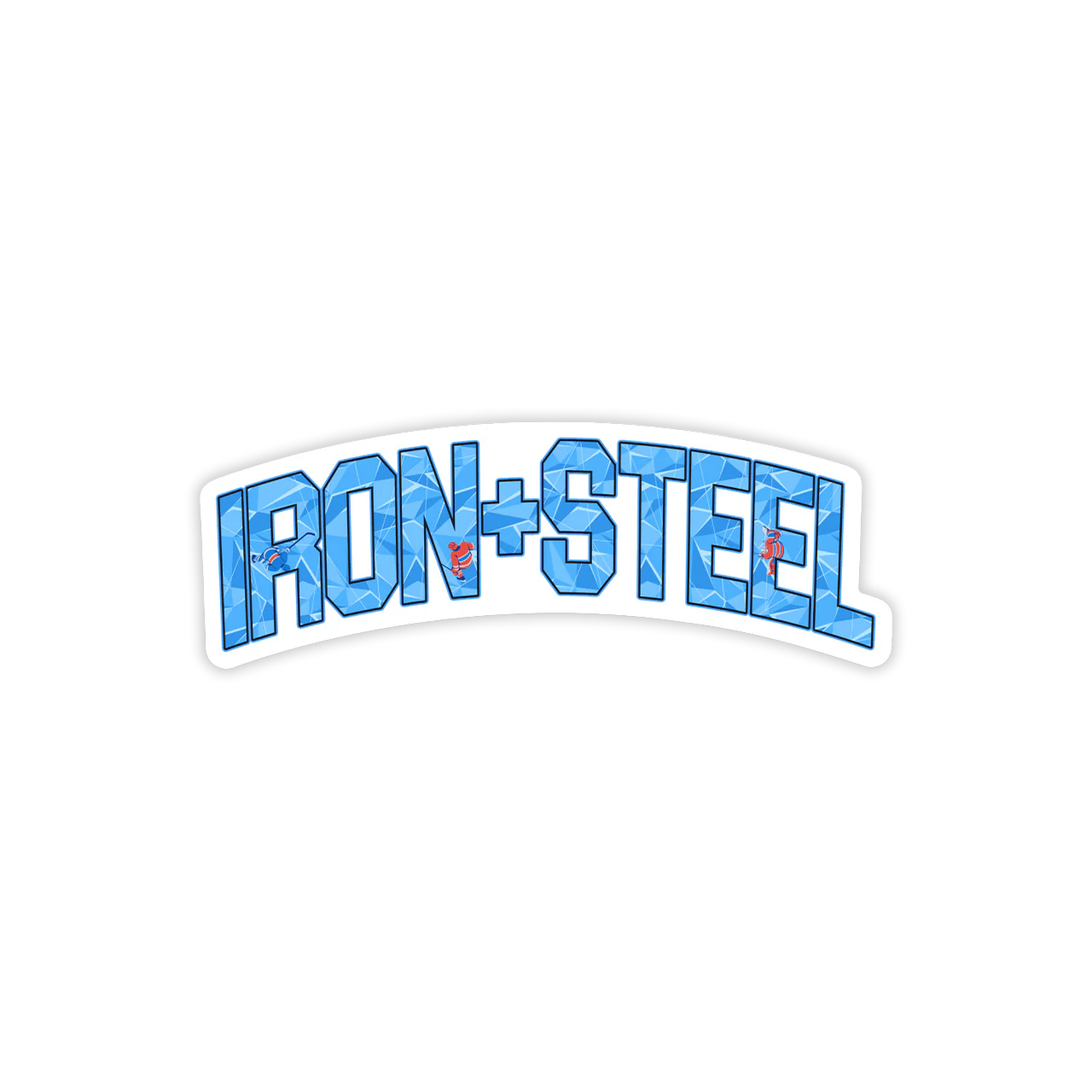 Overhead Ice Iron+Steel Sticker | Tough & Durable